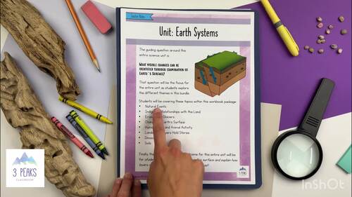 Earth Systems Science Grade 3 Alberta - Worksheets Activities - Workbook