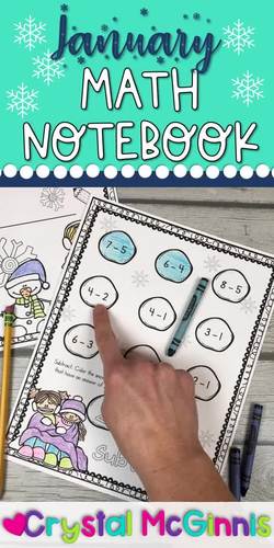 January Winter Math Notebook (Math for the Entire Month!) by Crystal ...