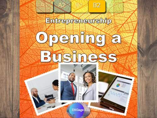 Opening a Business / Complete ESL Business Lesson for B2 Level Learners