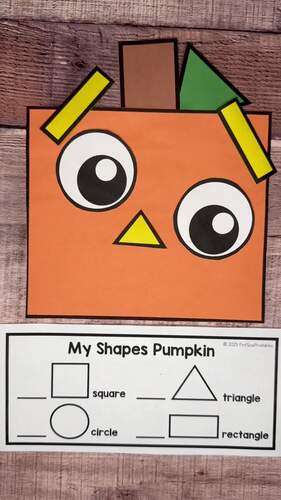 Shapes Pumpkin Craft, Spookley the Square Pumpkin Activity | Fall ...