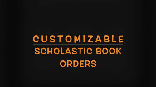 Scholastic Book Order Forms, Class Wish List, & Bookmarks!... EDITABLE