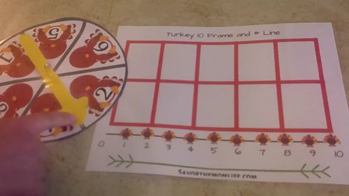 Turkey 10 Frame and # Line by Savorthemomlife | TPT