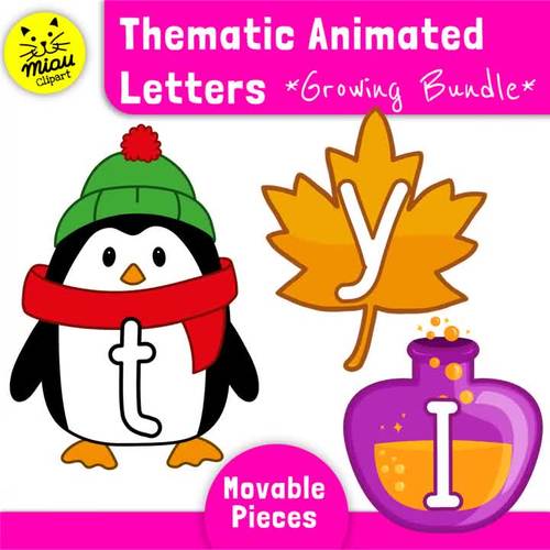 Animated Alphabet Clip Art