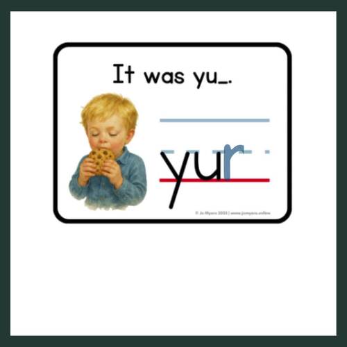 FREE | 16 SOR-aligned CVC task cards | fill in the missing final sound ...
