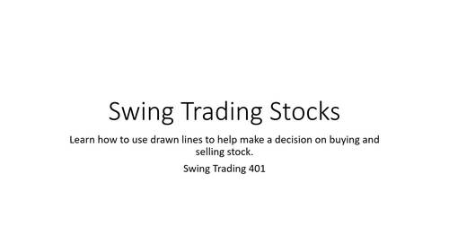 Swing Trading Stock 401 by Jim Kay | TPT