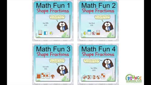 Math Fun 2: Shape fractions (BOOM distance learning math counting puzzles)
