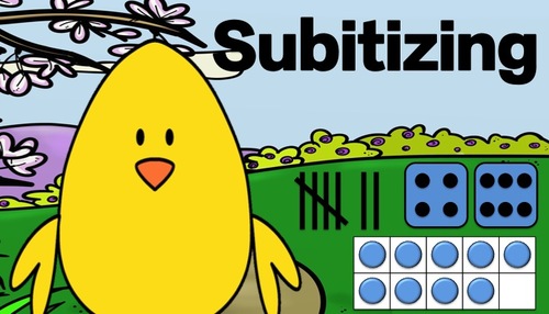 Spring Subitizing to Ten: Math Brain Break by Move and Groove Math
