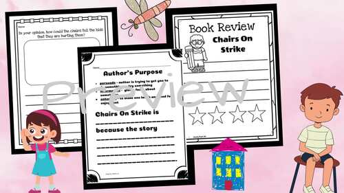 Chairs On Strike -Read Aloud - Back To School - SEL Writing, ELA