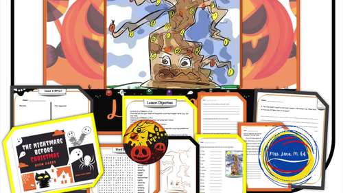 The Halloween Tree Lesson Plan with Halloween Boom Cards™ Game by Mrs Lena