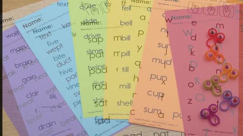 Fluency Phonics-Based WORD Drill Sheets Science of Reading | TPT