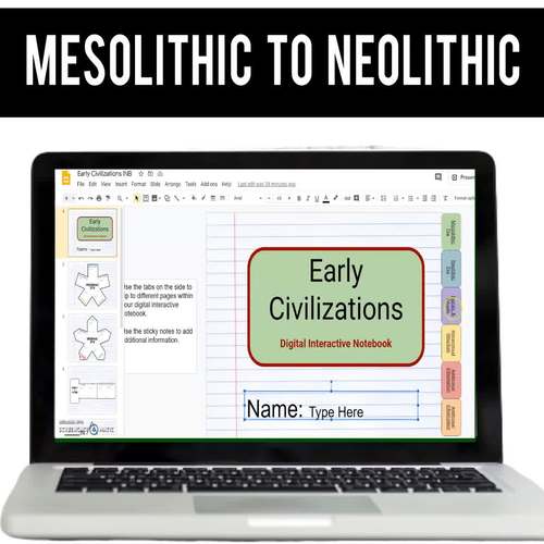 Early Civilizations Transition from Mesolithic to Neolithic (Print ...