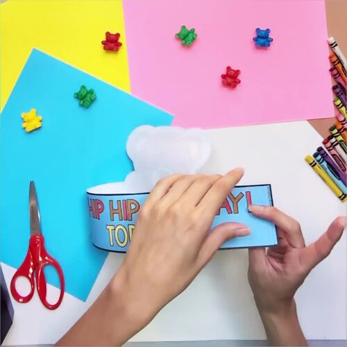 Teddy Bear Day | Crowns | Craft | Writing by The Kinder Clubhouse