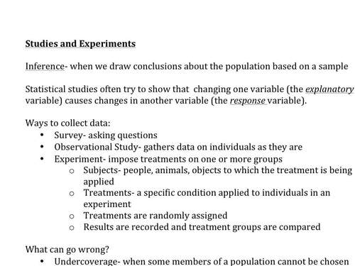 Video: Studies and Experiments (Algebra 2) by Elli S | TPT