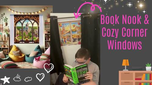 Window Scene: Storybook Themed | Book Nook | Reading Corner | Classroom ...