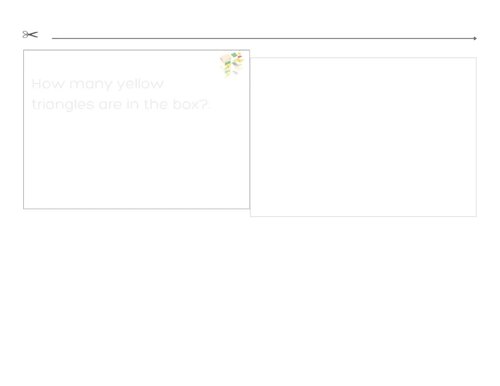 Constructive Triangles Naming the Shapes Command Cards for Set 1A Level 1
