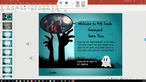 4th Grade Math Halloween Game Show for NWEA MAP and Common Core by MyPaths