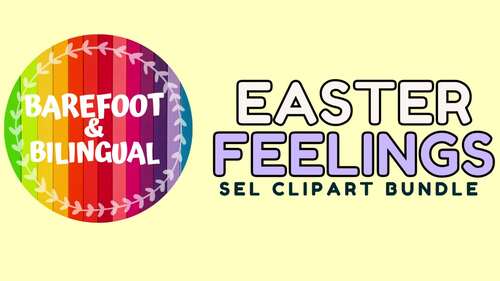 Easter Feelings Clipart SEL Bundle - Easter Eggs, Easter Bunny Clipart ...