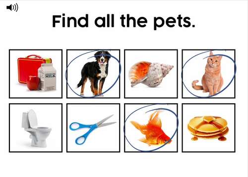 Find by Category | Boom Cards by ABA Learning Corner | TPT