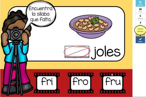 BOOM Cards Sílabas trabadas Fr (fra, fre, fri, fro and fru)- Distance ...