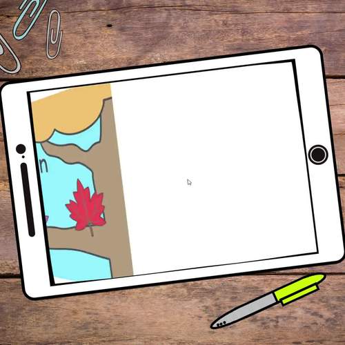 Fall Basic Language Concepts Boom Cards by Play and Learn Resources