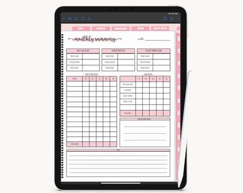 Digital School BCBA Planner | BCBA Planner and Stickers for iPad with ...