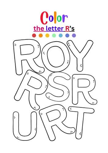 Toddlers Curriculum | Letter "R" Activities by Brainstorm Preschool