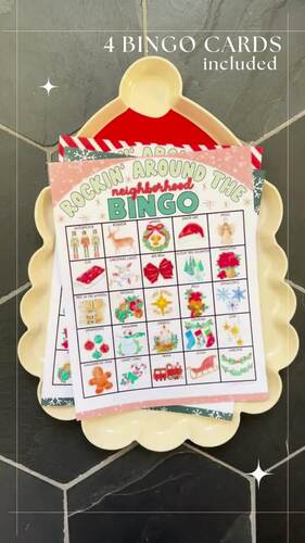 Holiday Bingo | Christmas Decorations Scavenger Hunt | Holiday Light Hunt