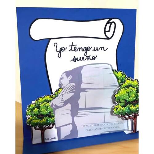 Martin Luther King MLK Jr Spanish Black History Month Actividades en ...