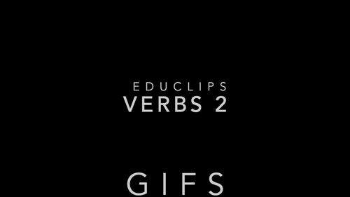 GIFs - Verbs 2 - Animated Images - {Educlips} by Educlips Clip Art