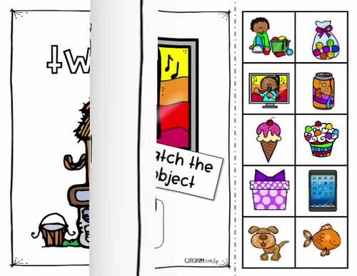 Interactive & Adaptive Book "I Want" Pre-K Special ed Speech by Catch ...
