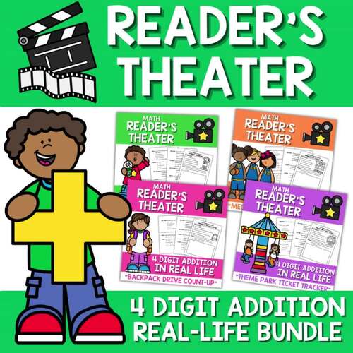 4 Digit Addition Activities | Math in Real Life Skits | Fun Math ...