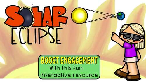 Solar eclipse little book for kindergarten and grade 1 2024 | TPT