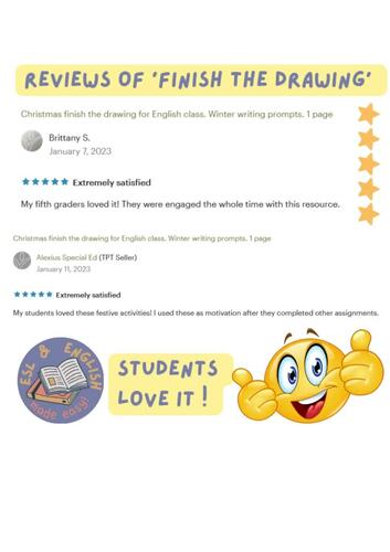 Valentines finish the drawing for 3rd grade/Descriptive writing prompts ...