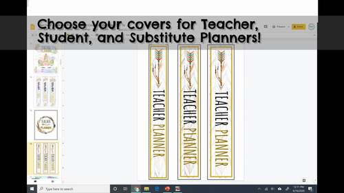Teacher Planner 2020-2021 Digital Planner | Google Classroom Distance ...