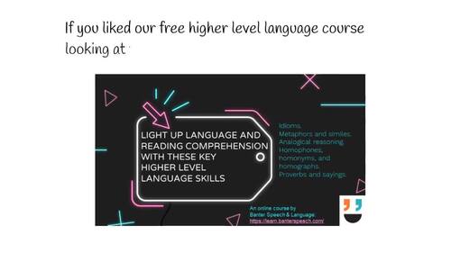 Level Up Your Language Skills: Higher Level Language Bundle | TPT
