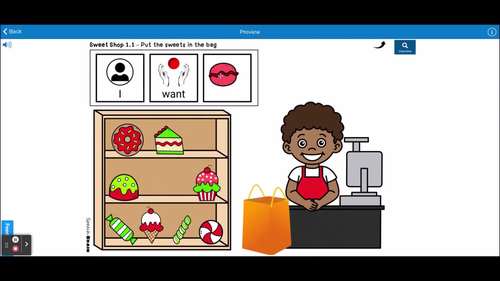 Requesting and Commenting with Visual Sentence Strips I Want I See