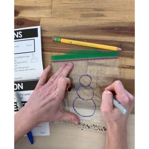 Winter Science Experiment: Exploding Snowman by The Sprinkle Topped Teacher