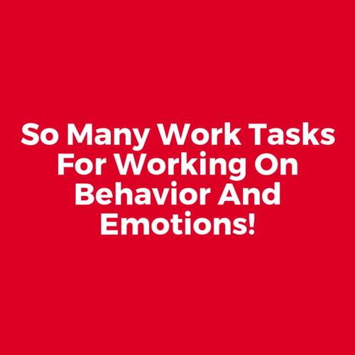 Big Box of Work Tasks: Behavior And Emotions by File Folder Heaven