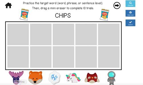 CH Sound Articulation Boom Cards™ | Articulation Fun w Mini Erasers Speech