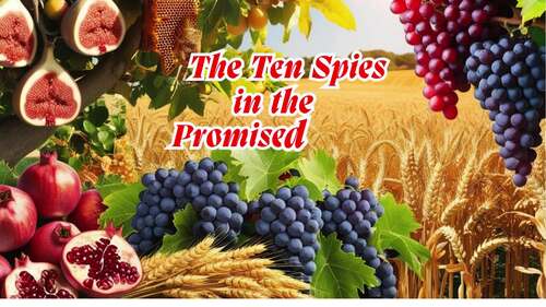 Israelites Journey to the Promised Land | Twelve Spies Bible Lesson ...