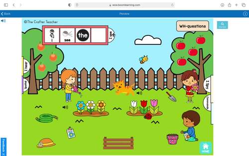 SPRING Interactive Activities for Speech BOOM Cards™ by The Crafter Teacher