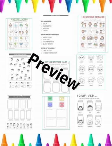 Feelings Worksheets for Elementary Students | Emotion Identification ...