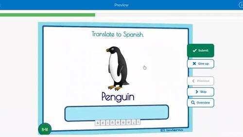 Boom Cards - El Invierno - Winter (Listening and Spelling Activities ...