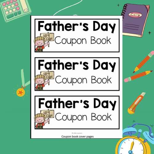 Father’s Day Coupon Booklet | Printable Gift Craft for Kids | TPT