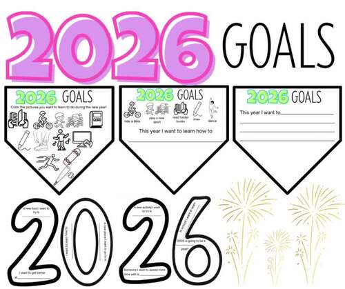 2026 Goals - MULTIPLE Different Versions | TPT