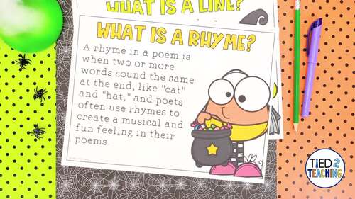 October Halloween Poetry Fun Pack and Reading Comprehension & Writing ...