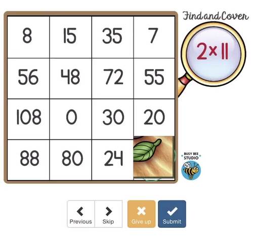 MIXED MULTIPLICATION FACTS FLUENCY KIT SINGLE DIGIT MULTIPLICATION ...