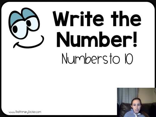 7 Minute Whiteboard Videos - Numbers to 10 by The Primary Techie