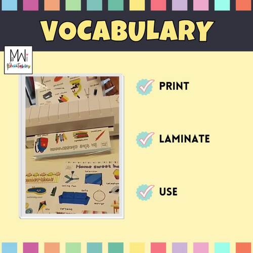 Vocabulary posters in english. by MaWi Printables | TPT