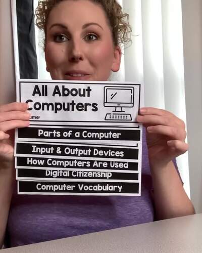 Technology Flipbook Activities – All About iPads, Computers, and ...